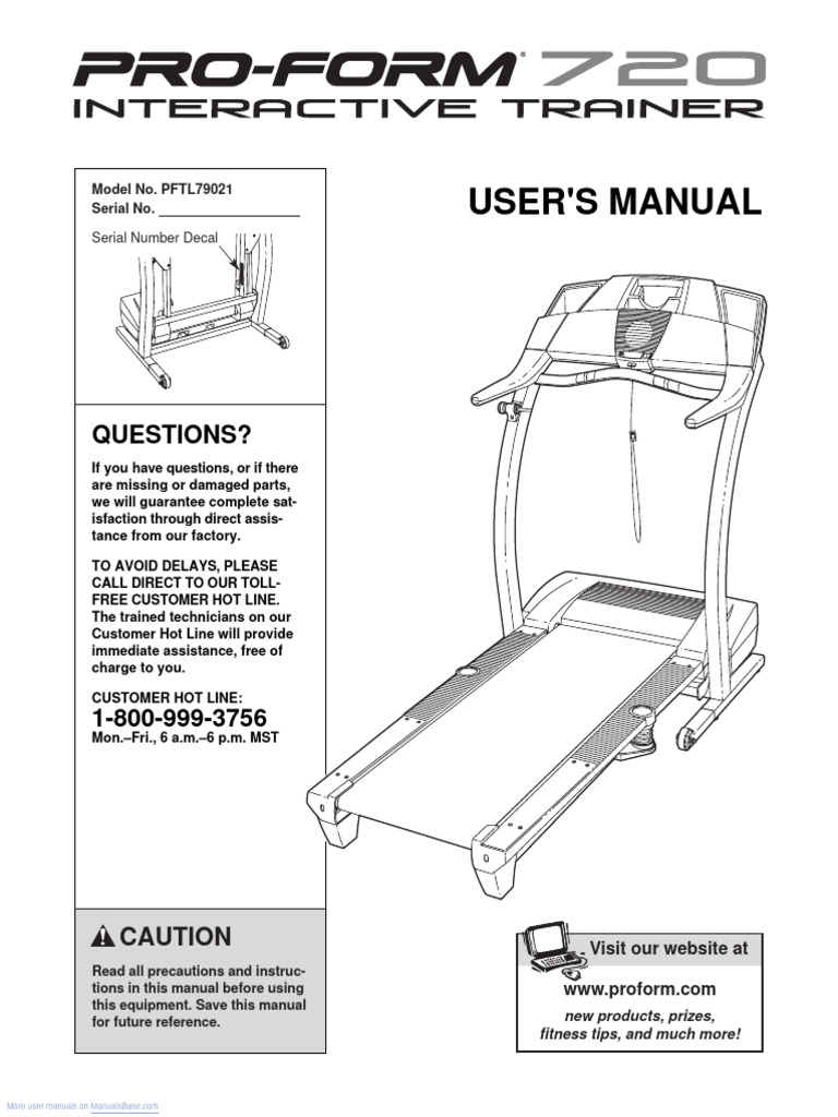 Manual ProForm 720 | PDF | Technology & Engineering
