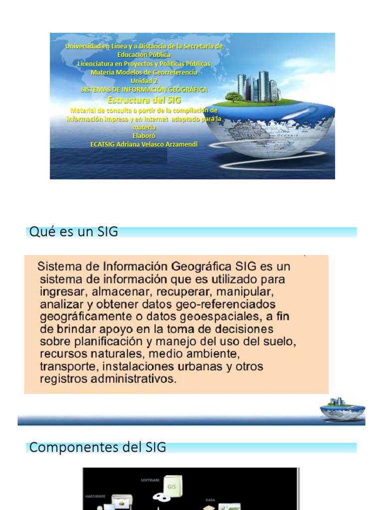 Componentes SIG | PDF