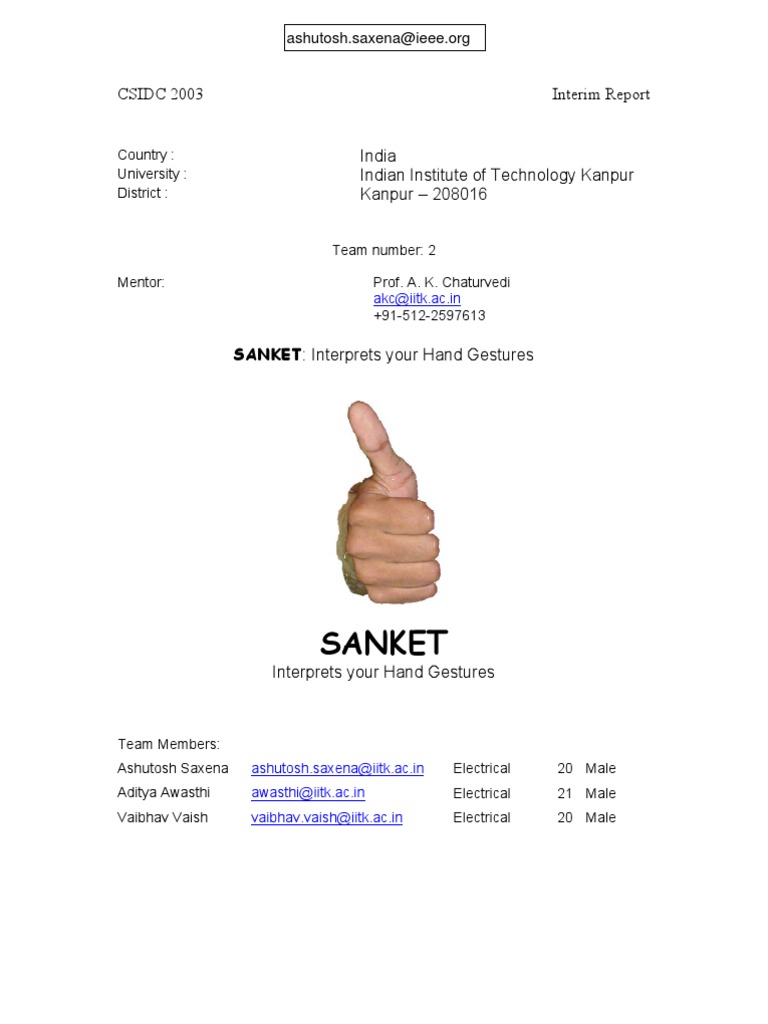 Sanket | Download Free PDF | Human–Computer Interaction | Operating System
