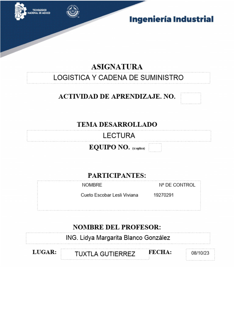 LECTURA - Lesli Viviana Cueto Escobar | PDF