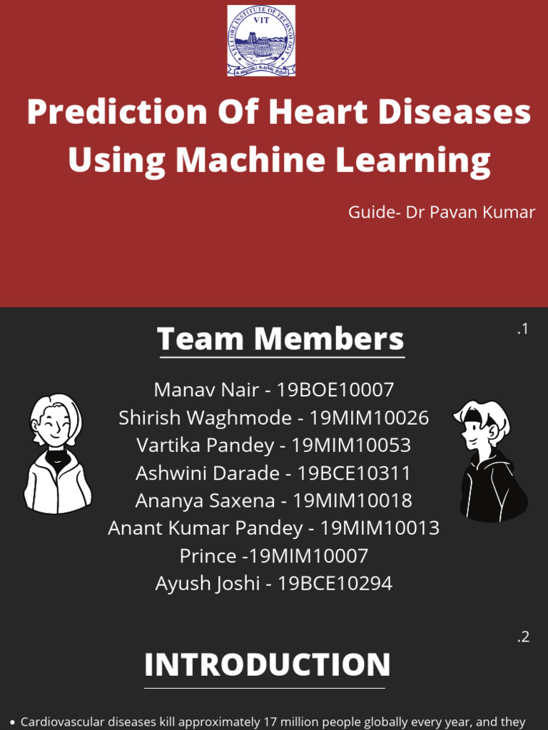 Prediction of Heart Diseases Using Machine Learning | PDF | Support Vector Machine | Machine ...