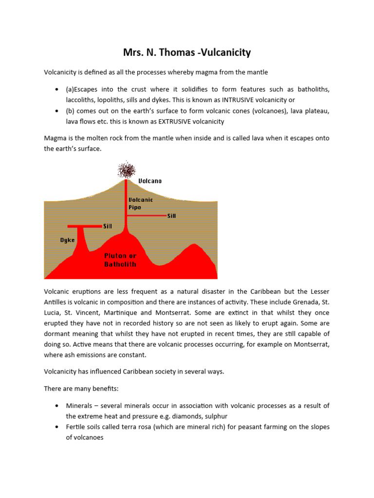 Volcanicity | PDF | Science & Mathematics