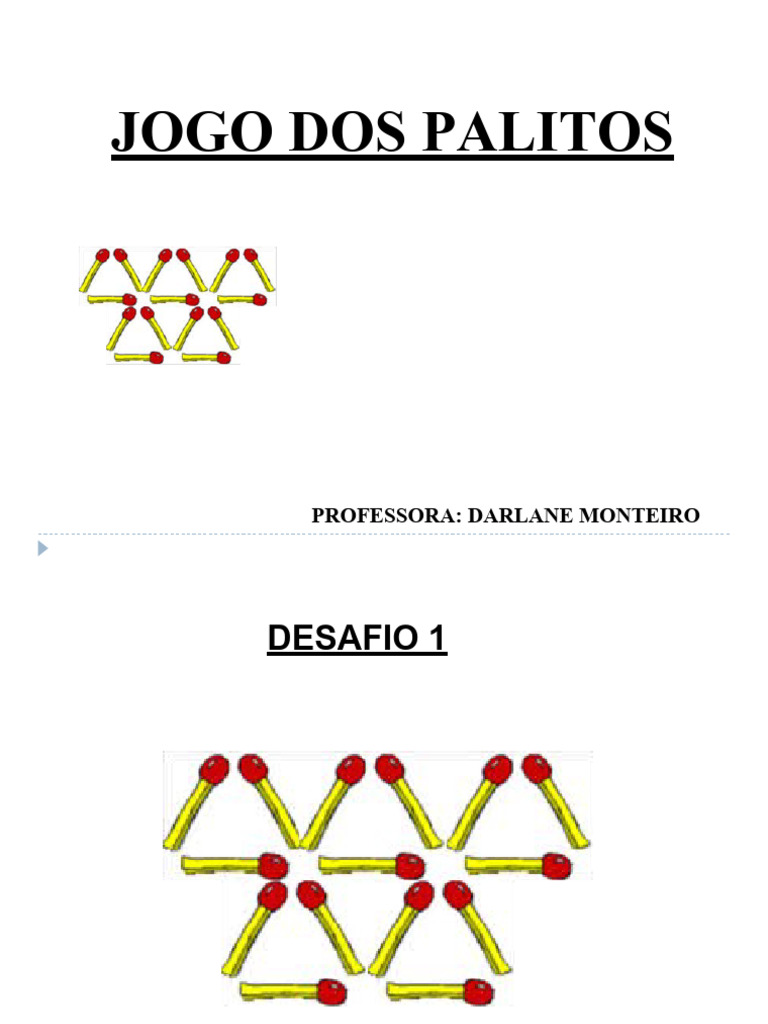 Jogo Dos Palitos i | PDF