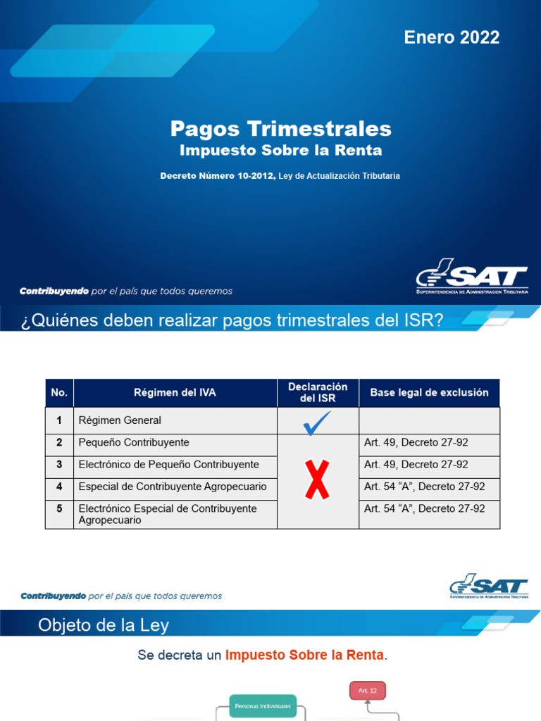 Pagos Trimestrales Del ISR | PDF