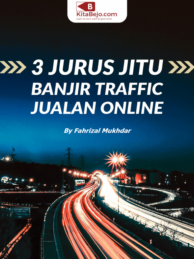 3 Jurus Jitu Banjir Trafik Jualan Online | PDF | Pengembangan Diri