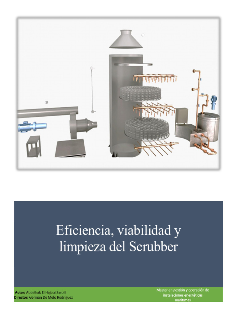TFMEficiencia Viabilidad y Limpieza Del Scrubber | PDF | Gas natural | Combustible diesel