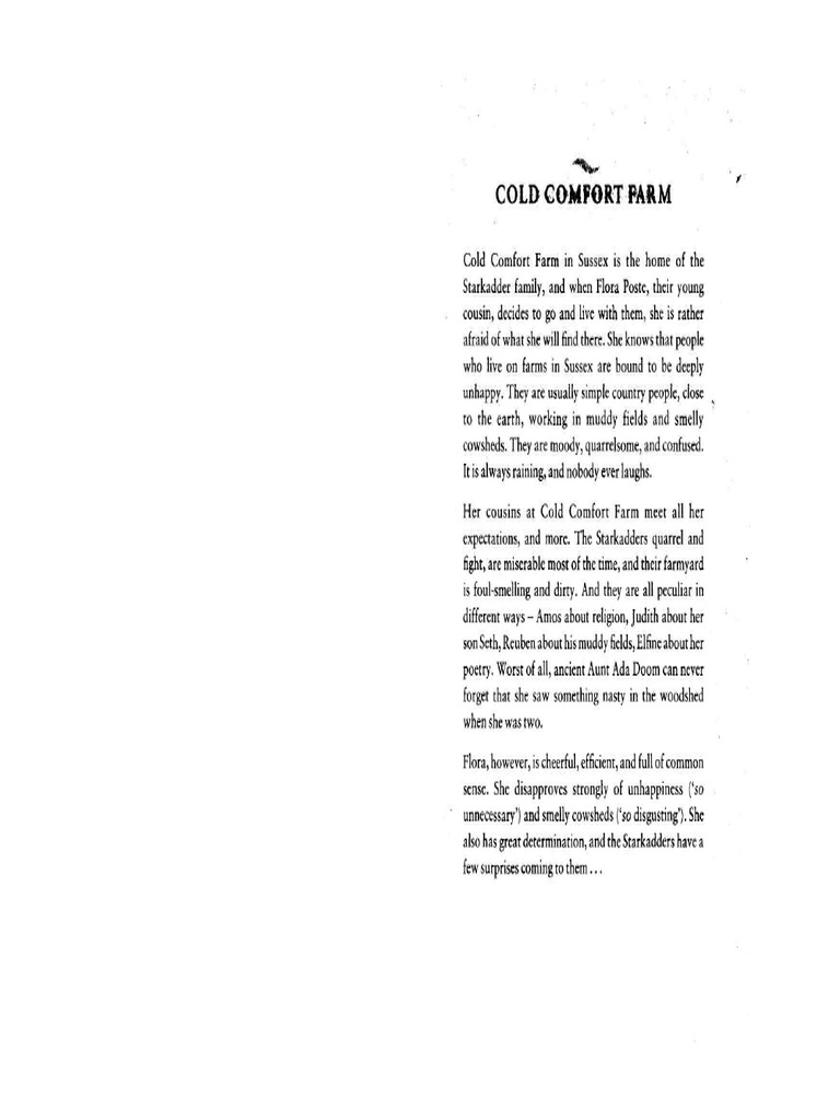 Cold Comfort Farm | PDF