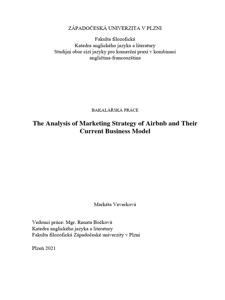 BP - The Analysis of Marketing Strategy of Airbnb and Their Current ...