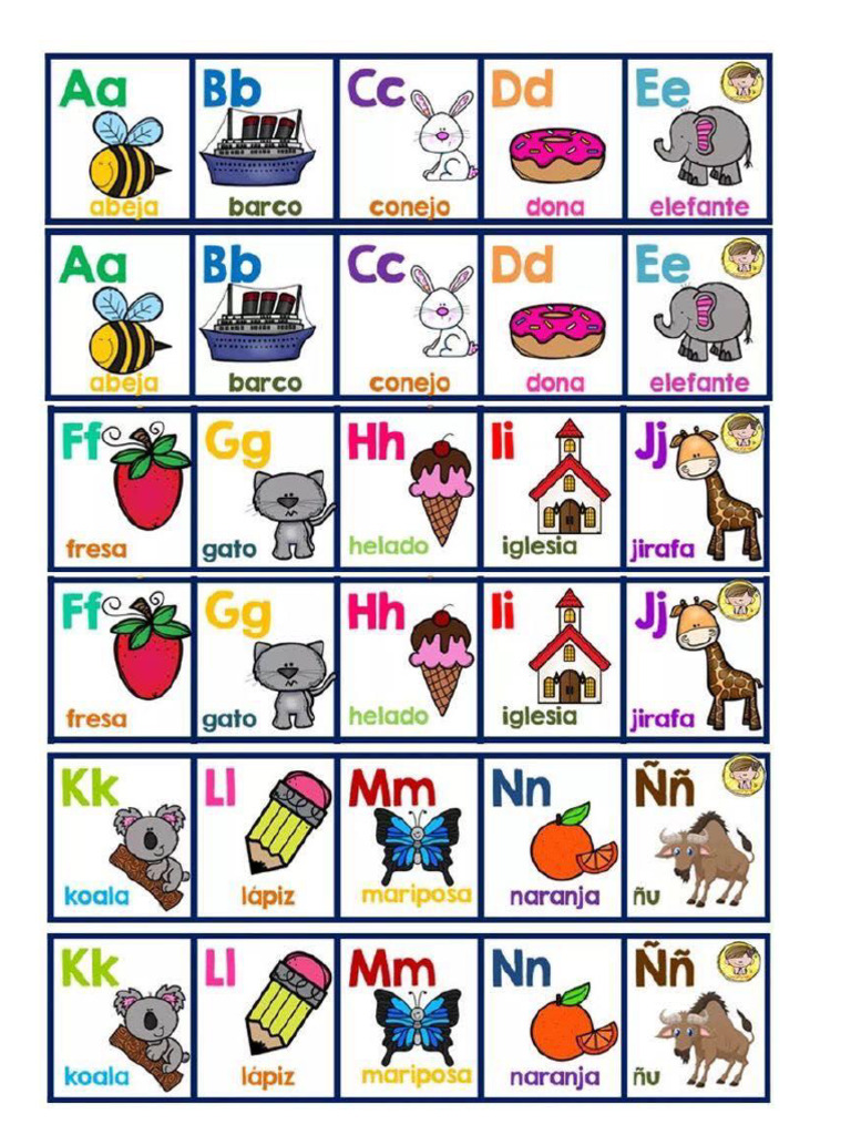 Memorama de Abecedario | PDF