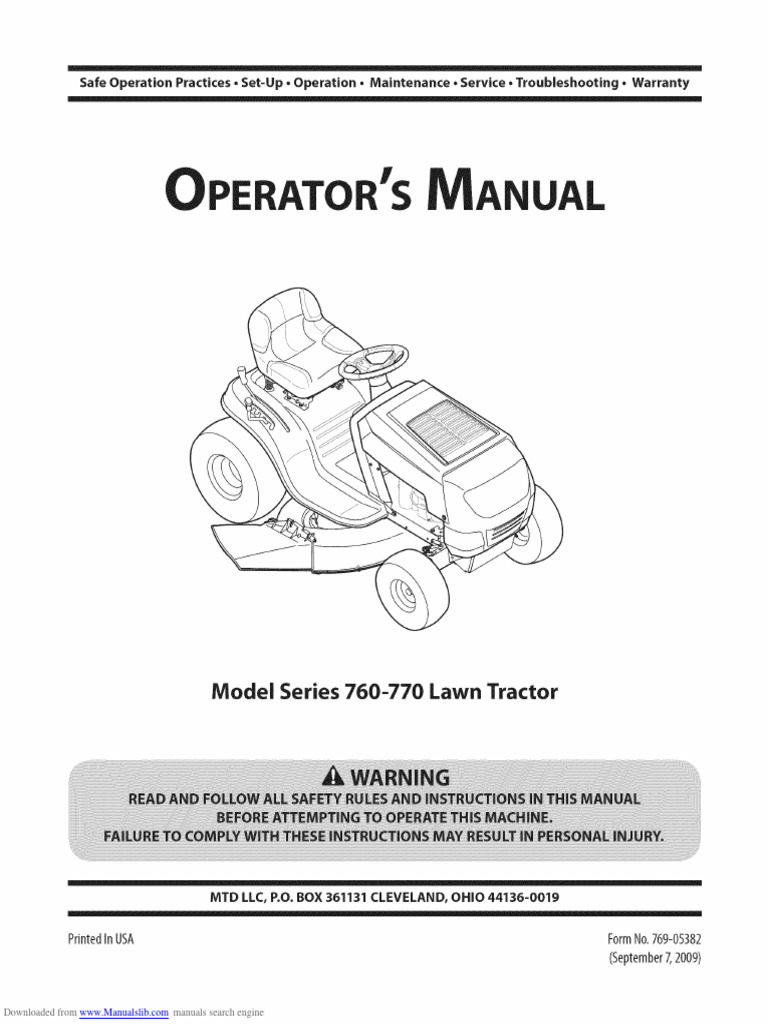 13wj771s031 Operators Manual | PDF