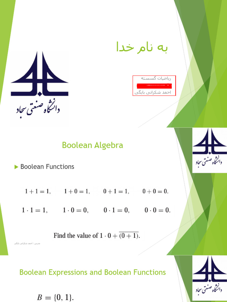 Slide Boolean | PDF