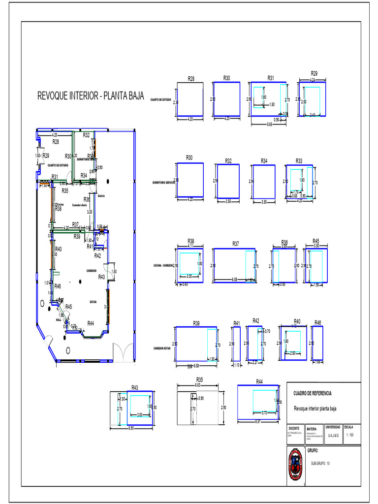 Revoque Interio - Planta Baja Coregido | PDF