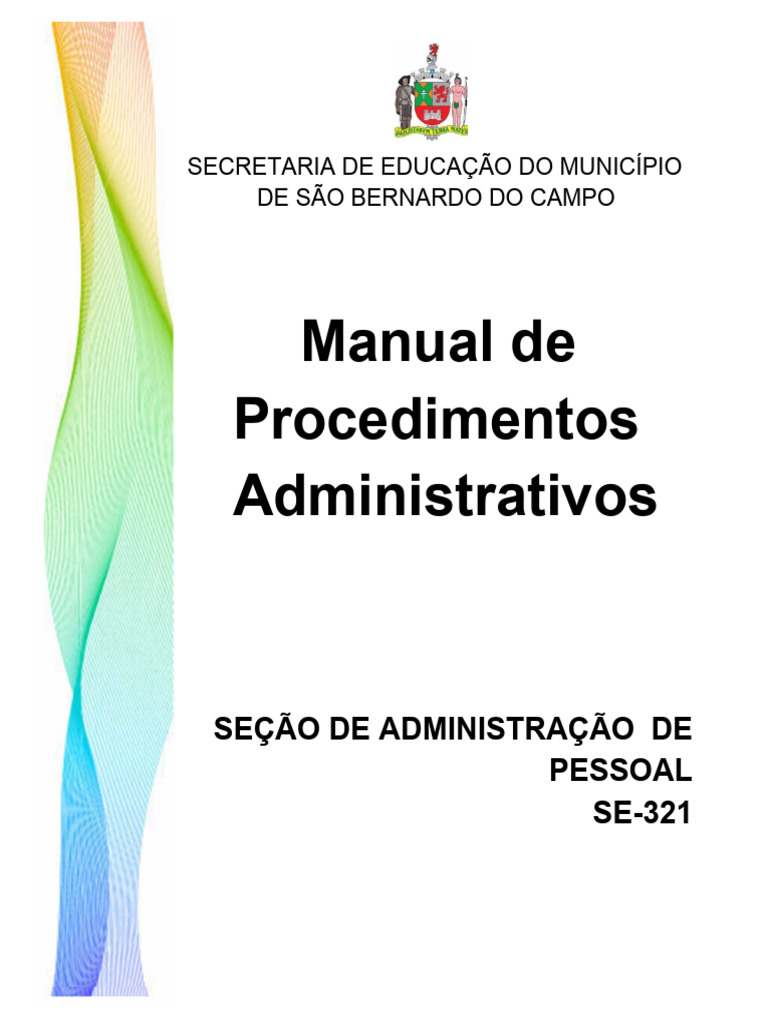 Manual de Procedimentos Administrativos SE | PDF