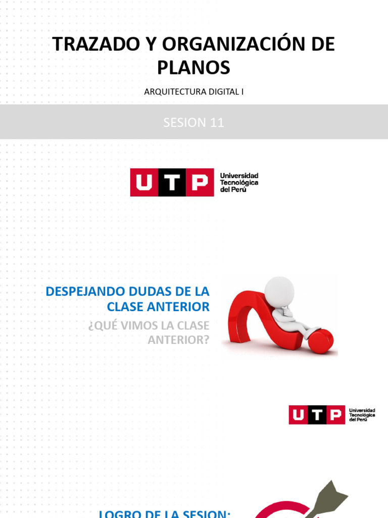 S.11-MATERIAL DE CLASE - Trazado y Organización de Planos | PDF