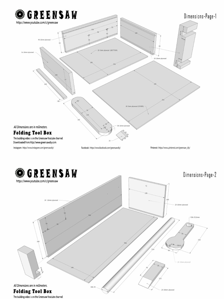 Wooden Folding Tool Box 202207010113 | PDF