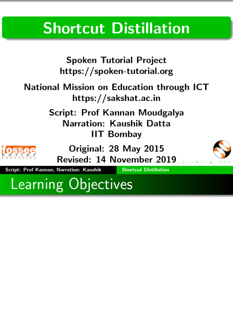 Shorcut-Distillation Slides | PDF | Distillation | Unit Operations