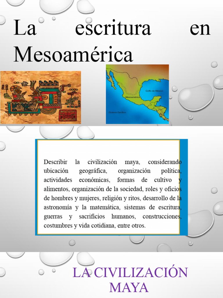 EScritura Mesoamerica | PDF | Civilización maya | Mesoamérica