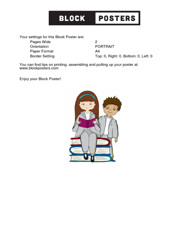 Block Poster Setup Guide | PDF | Art
