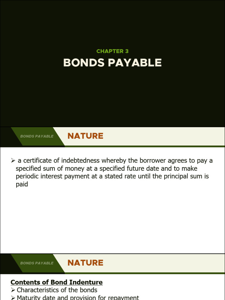 Bonds Payable | PDF