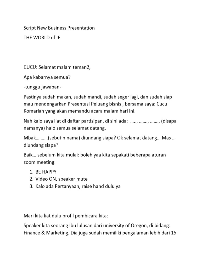 Script MC NBO IF | PDF