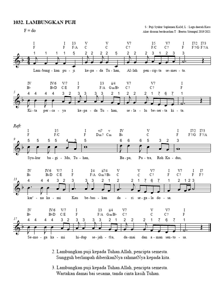 Lambungkan Puji | PDF