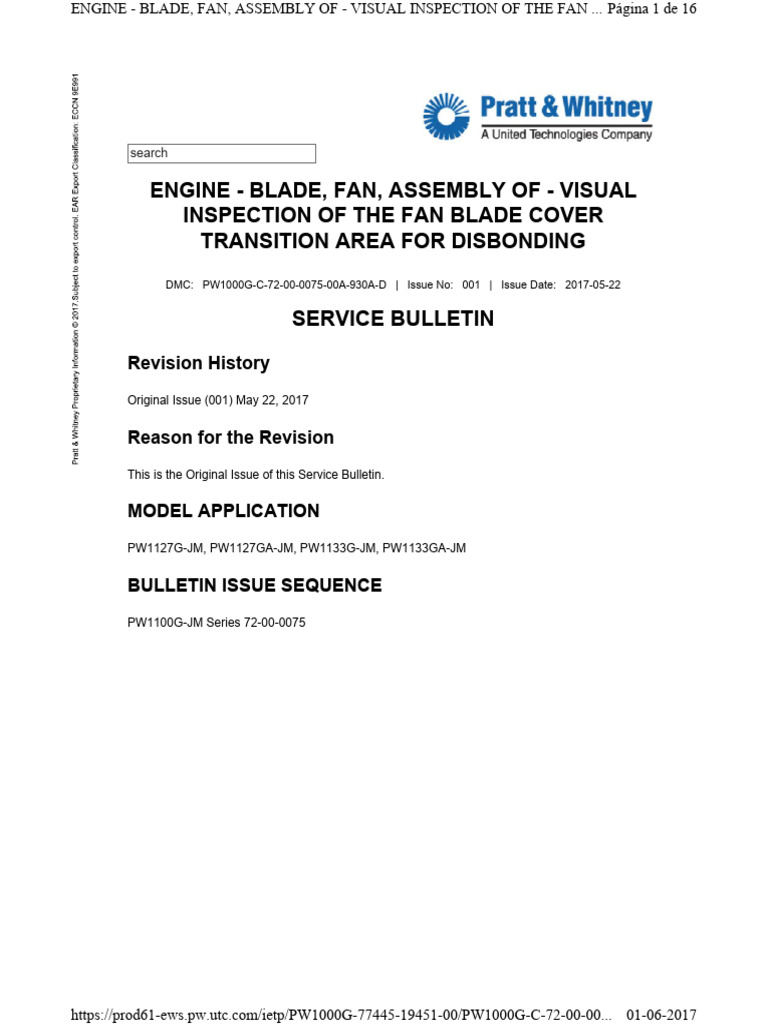 PW1000G C 72 00 0075 | PDF