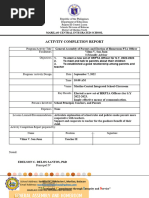 Activity Completion Report in Yes-O School Year 2020-2021 | PDF ...