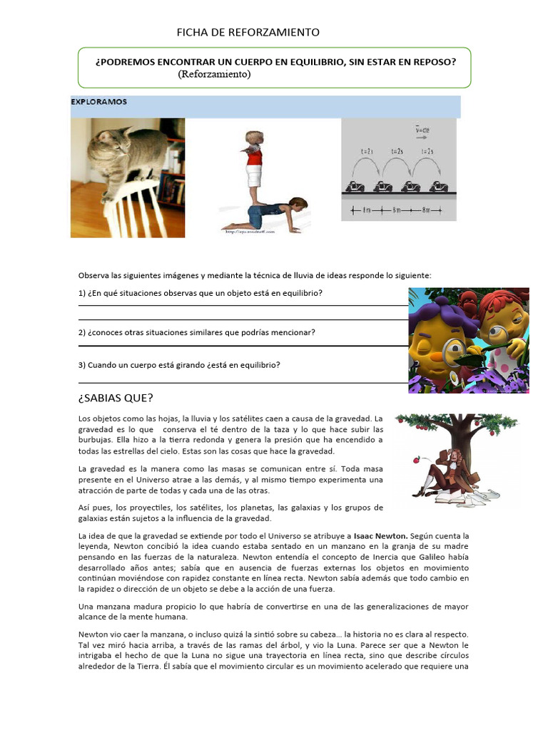 Ficha de Reforzamiento Eda 6 Act. 3 | PDF