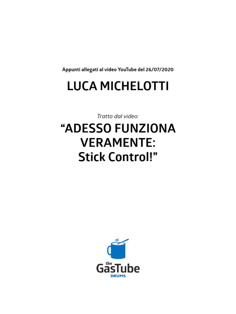 PDF Stick Control | PDF