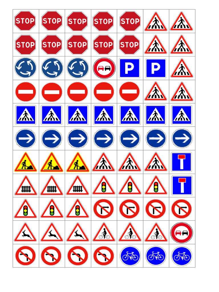 Panneaux Piste Routes | PDF
