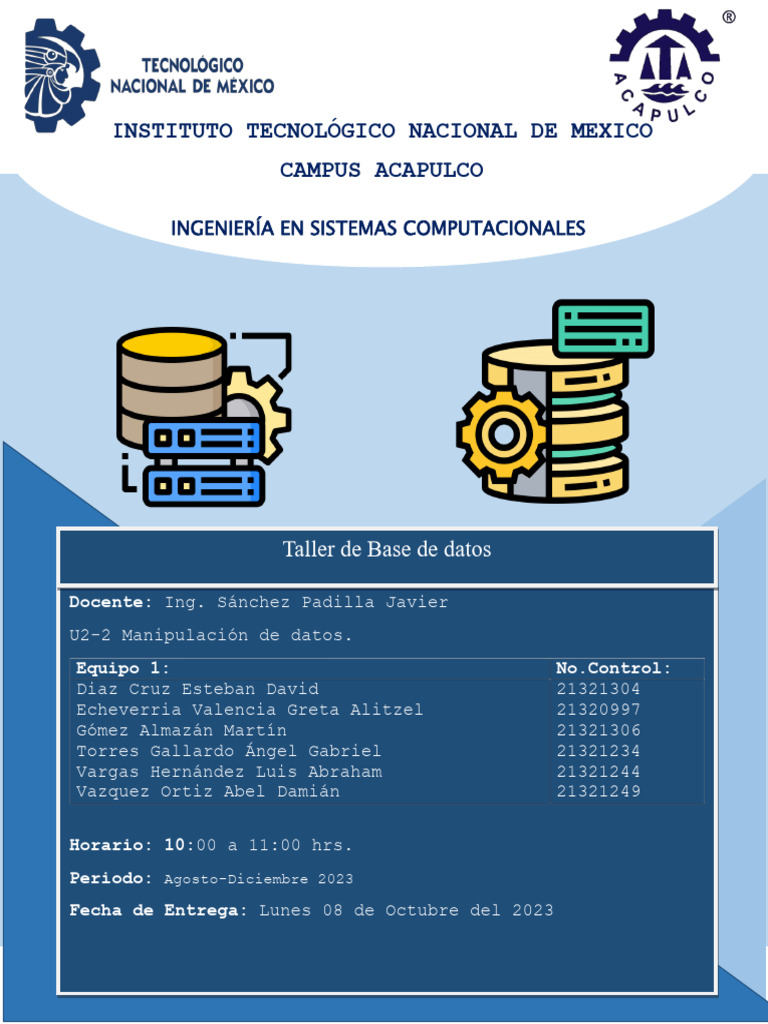 U2-2 Manipulacion de Datos | PDF