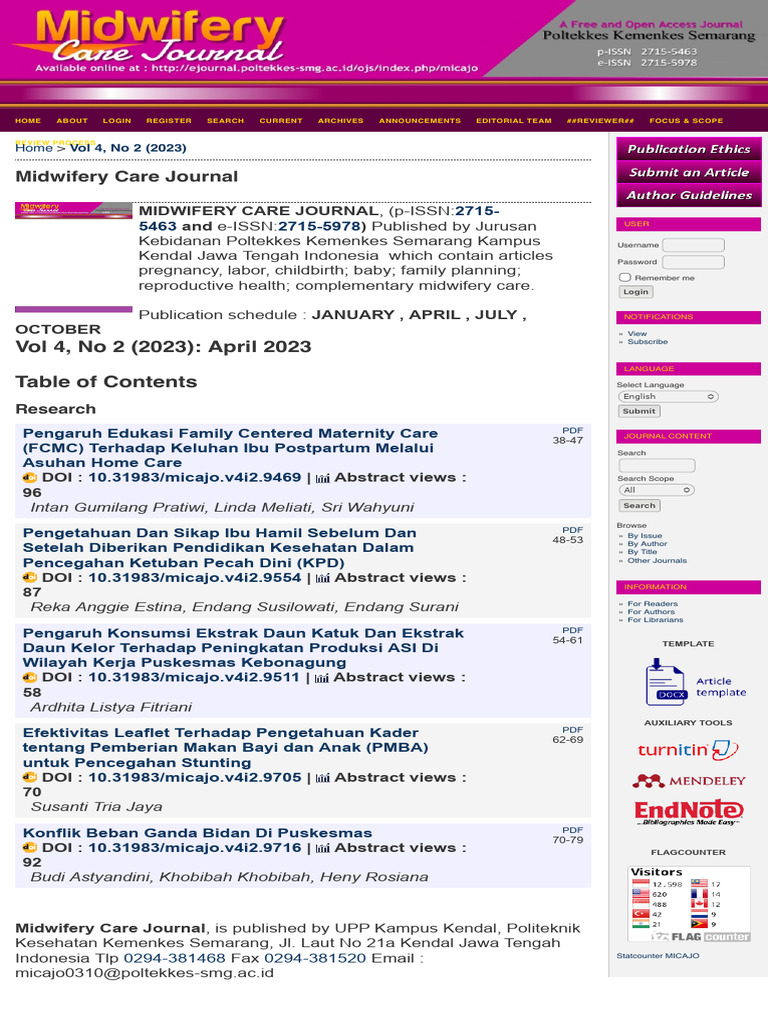 Midwifery Care Journal | PDF | Woman | Motherhood