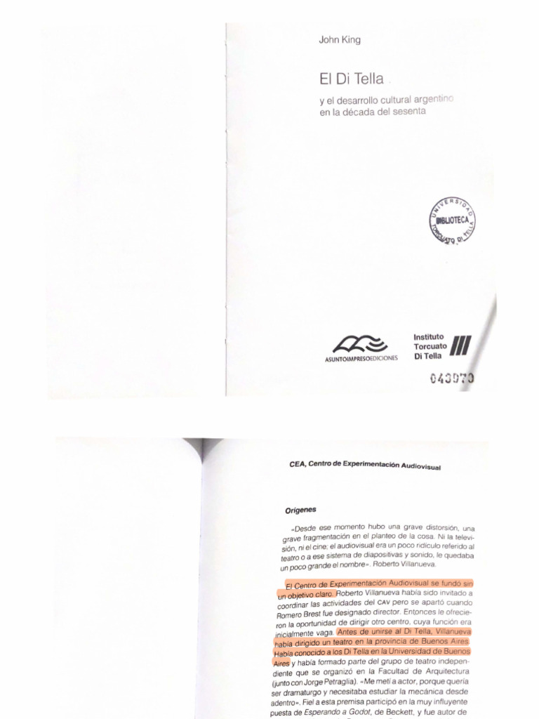 L) El Di Tella - John King | PDF