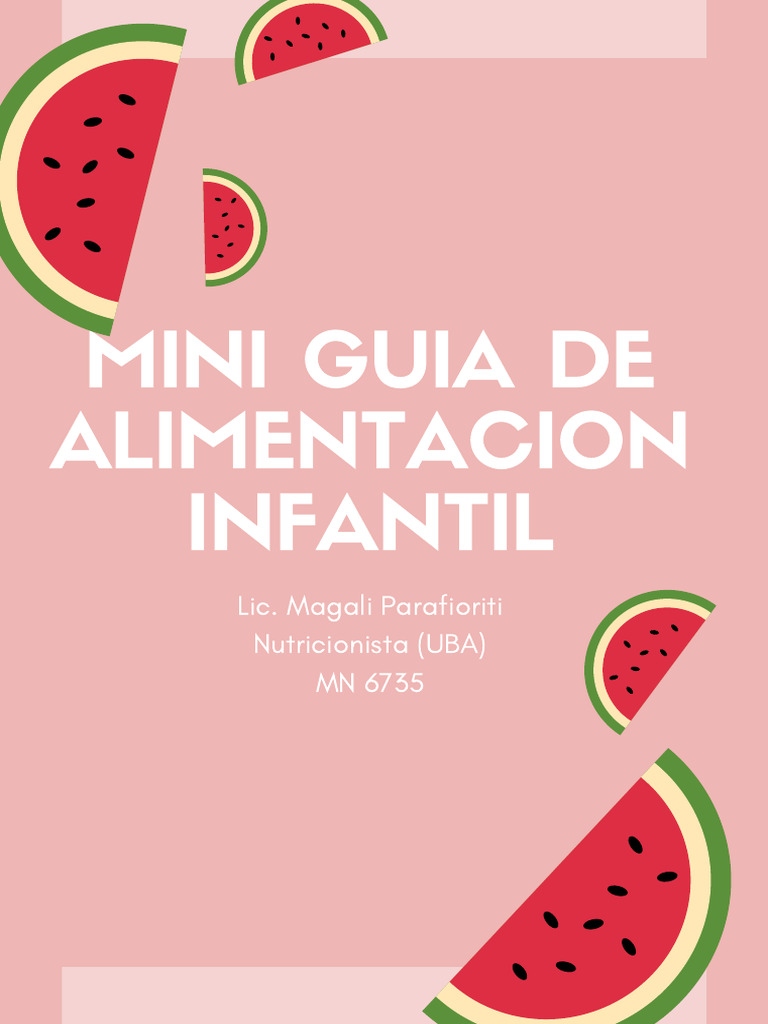 Mini Guia de Alimentacion Infantil | PDF