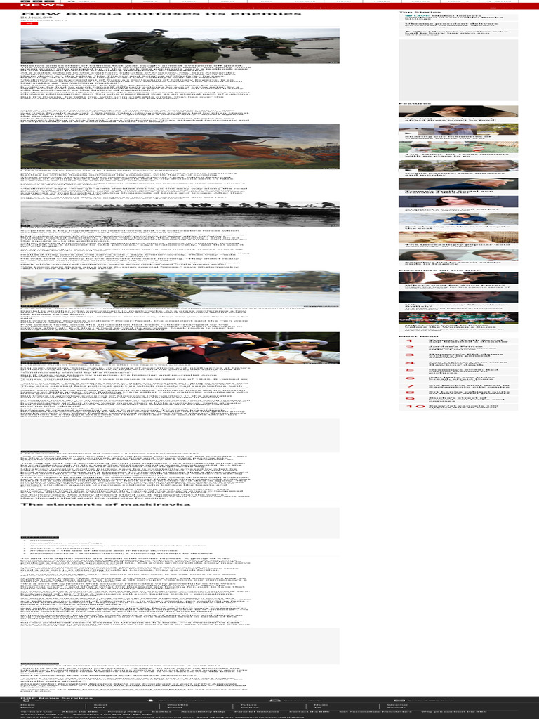 How Russia Outfoxes Its Enemies - BBC News | PDF