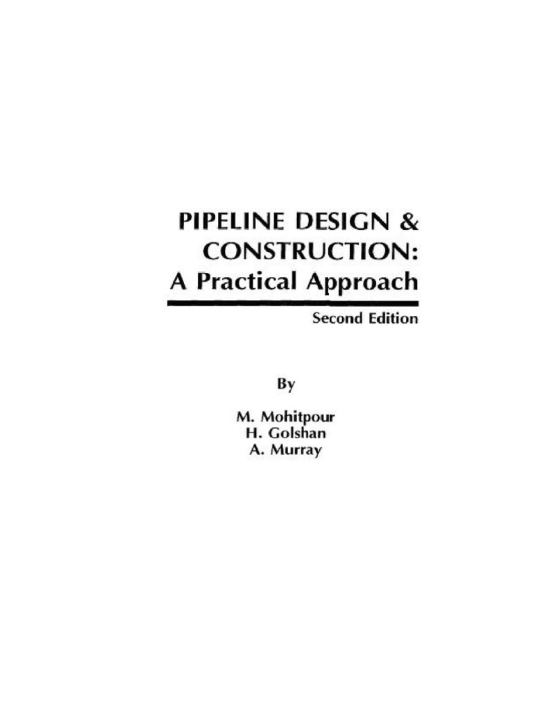 Pipeline Design and Construction A Pract | PDF
