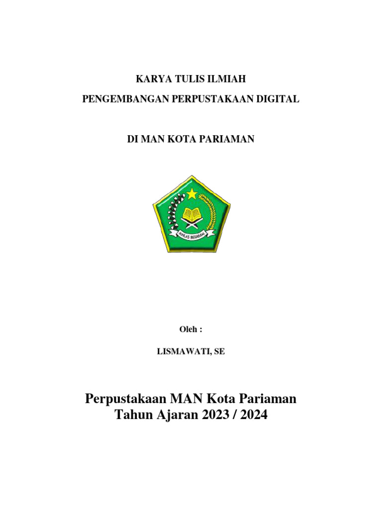 Makalah Perpusatakaan Lismawati | PDF