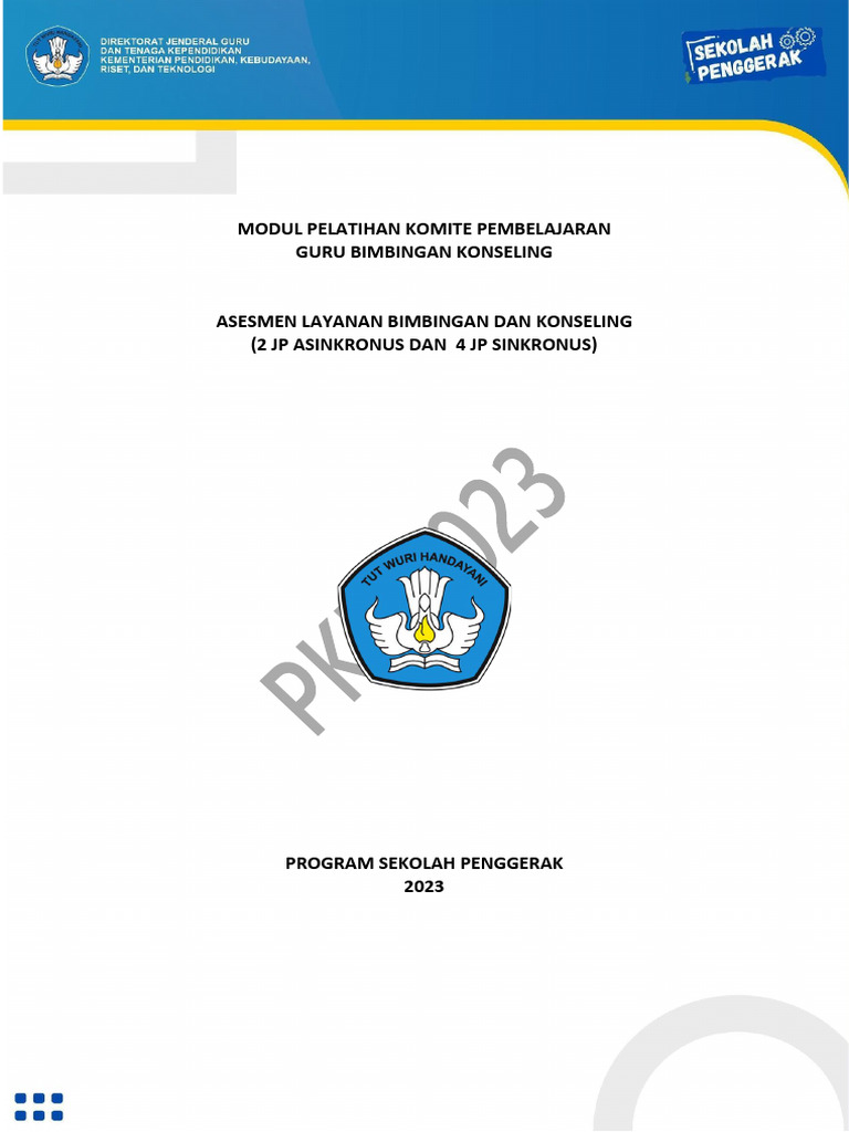 Modul Asesmen Layanan Bimbingan dan Konseling .docx | PDF