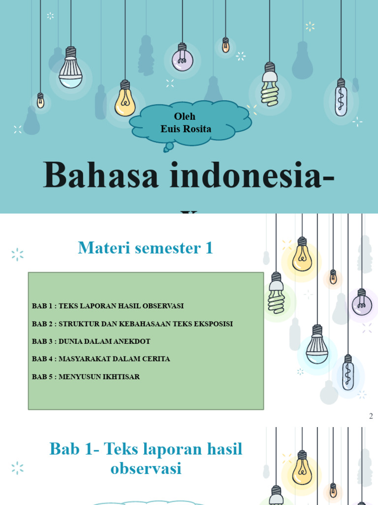 Materi Kelas X | PDF