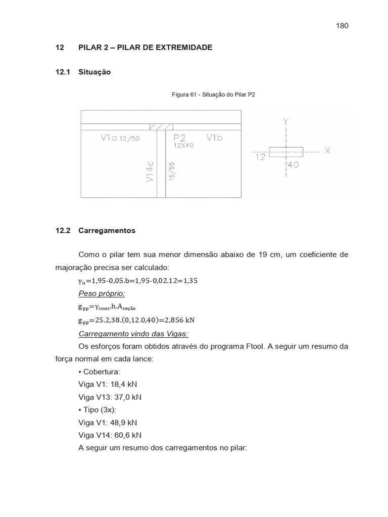 Projeto Estrutural de Pilares | PDF | Engenharia Civil | Mecânica