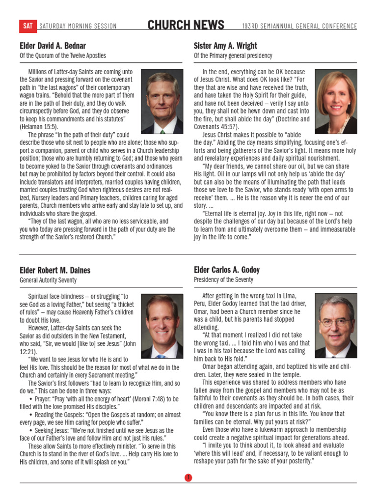 October 2023 General Conference PDFs English | PDF