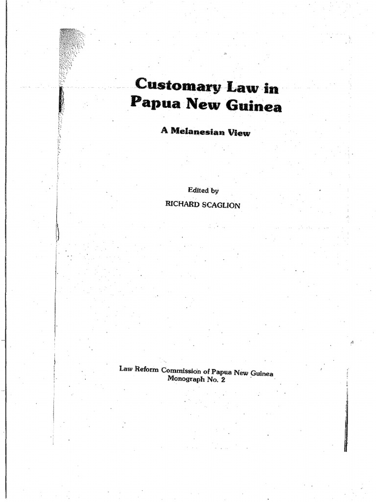 Customary Land in PNG | PDF