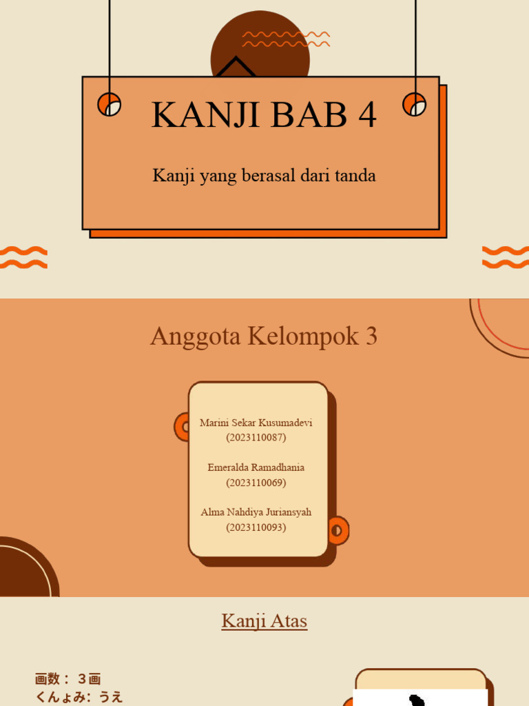 Kanji Bab 4 Kel.3 | PDF