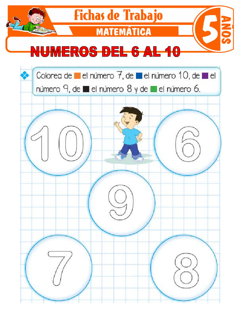 Actividades del 6 al 10 para Niños | PDF