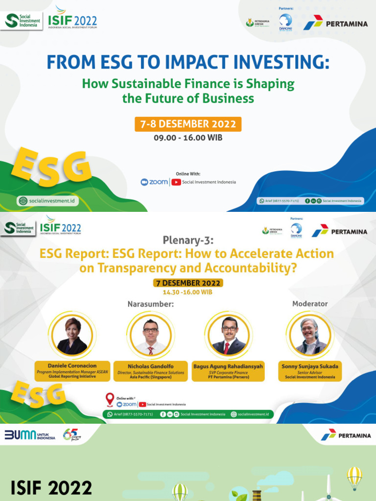 Plenary 3 - ISIF 2022 - Bagus Agung Pertamina - How Accelerate Into ...