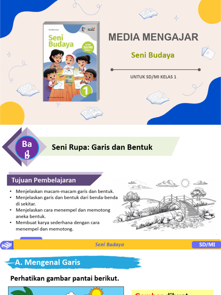 PPT Bab 1 (Garis dan Bentuk).pptx | PDF