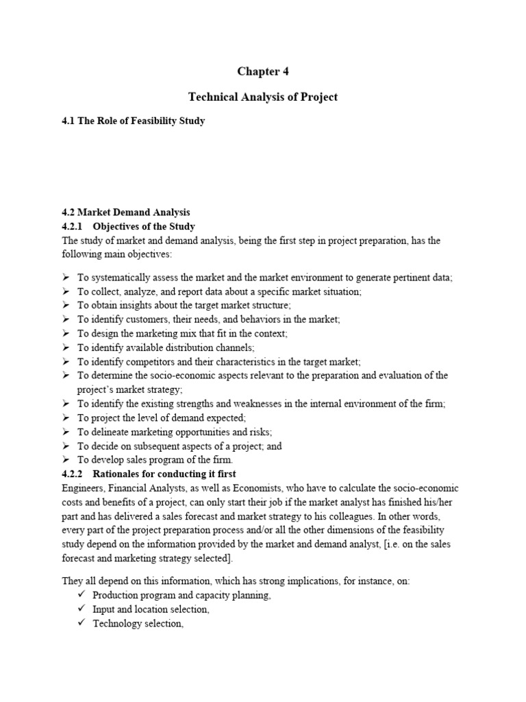 Chapter 4-Technical Analysis of Project | PDF | Marketing | Forecasting