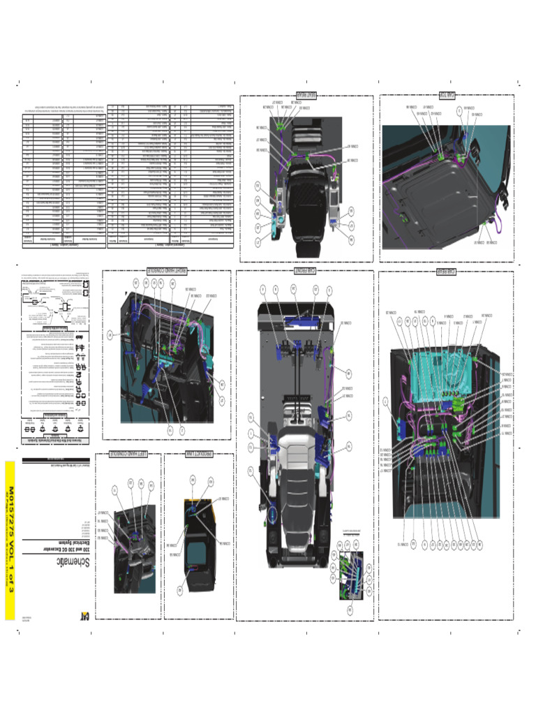 330 GC - Plano Eléctrico | PDF | Switch | Electrical Connector