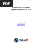 Introducción a Robo DK y su uso | PDF | Rotación | Robótica