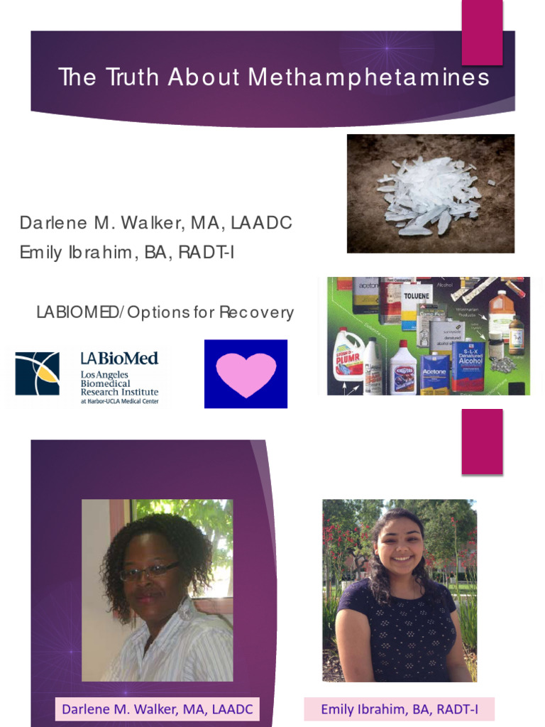 Methamphetamine PowerPoint | PDF | Methamphetamine | Cognitive Behavioral Therapy